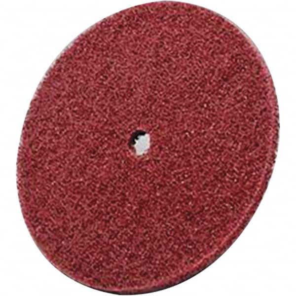 3M Deburring Disc: 3" Dia, 1/4" Hole, Medium Grade, — Pelican Supply