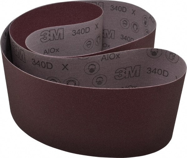 3M Abrasive Belt: 6" Wide, 89" Long, 80 Grit, Aluminum Oxide — Pelican ...