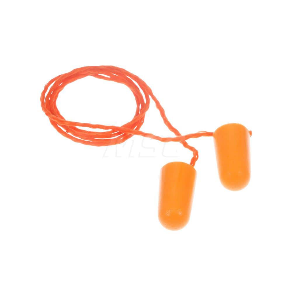 3M Earplugs: 29 dB, Foam, Bullet, Roll Down, Corded — Pelican Supply