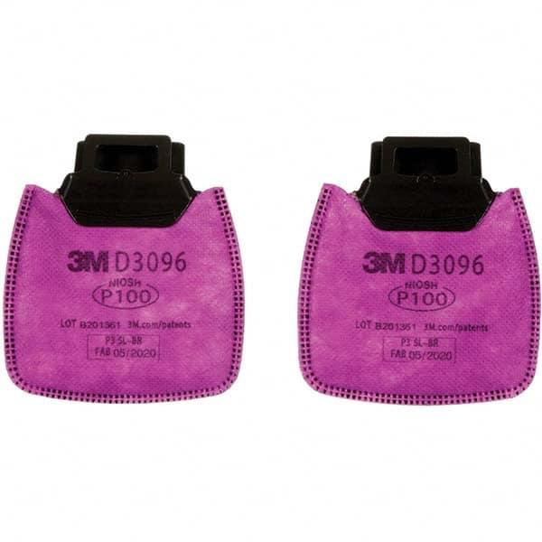 3M Facepiece Filter: Acid Gas P100 Facepiece Filter Cartridge & Partic ...