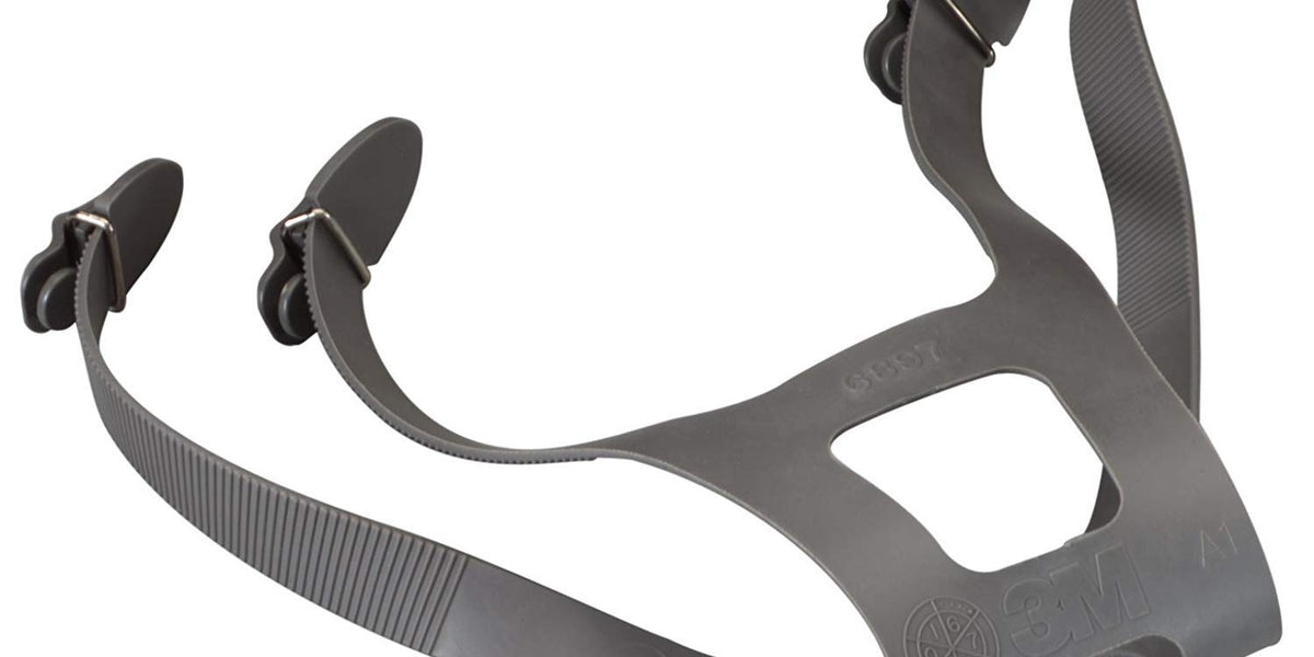 3M Facepiece Head Harness: Rubber — Pelican Supply