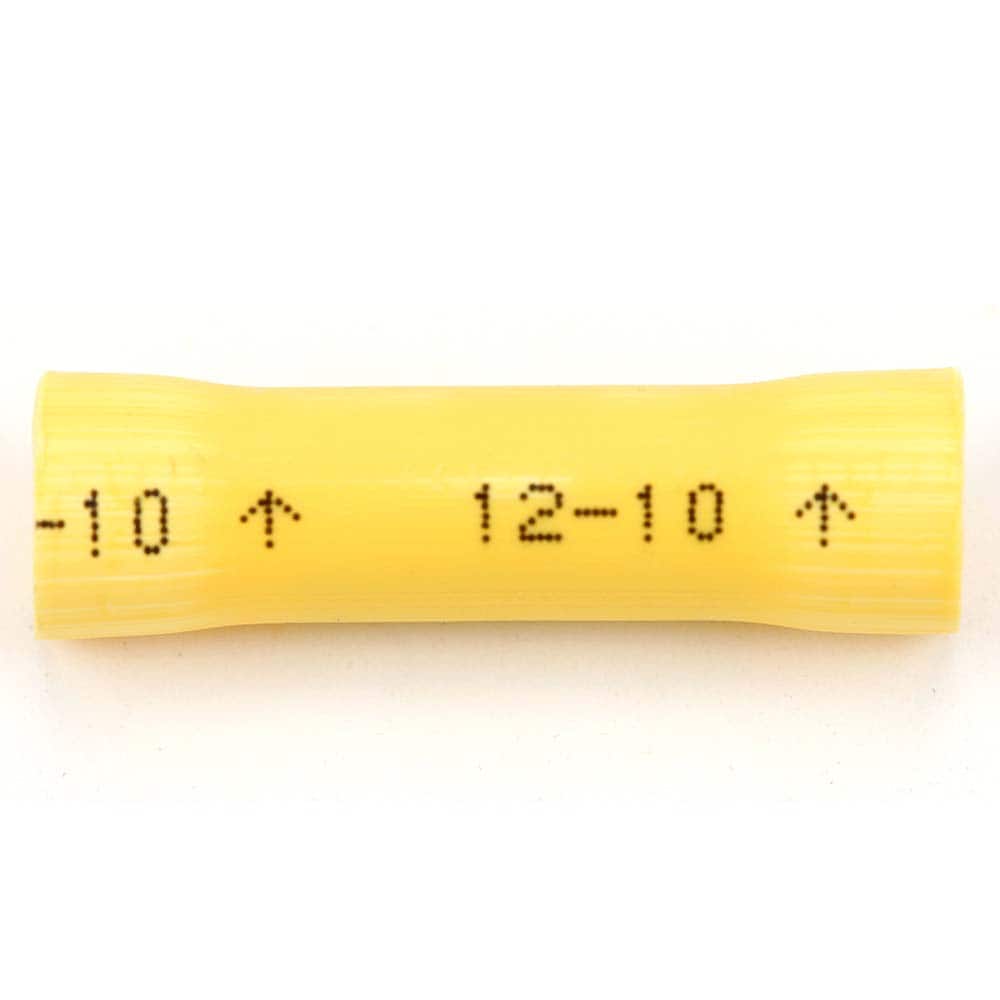 3M Butt Splice Terminal: Fully Insulated Vinyl, Crimp-On Connection ...