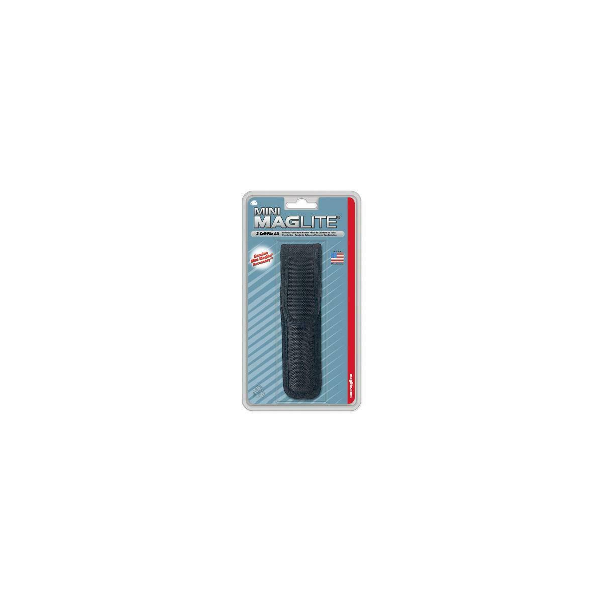Maglite Mini Mag AA Full Flap Nylon Belt Holster — Pelican Supply