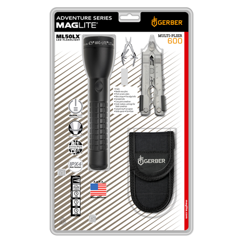 Maglite ML50LX 2 C-Cell Flashlight & Multi-Tool Kit — Pelican Supply