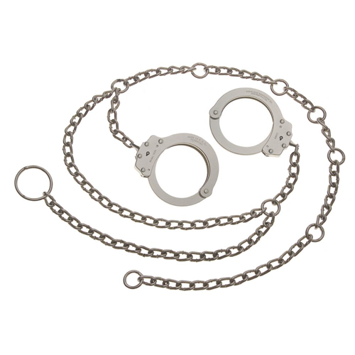 Peerless Handcuff Company Model 7002C Waist Chain w/ Oversized Handcuf ...