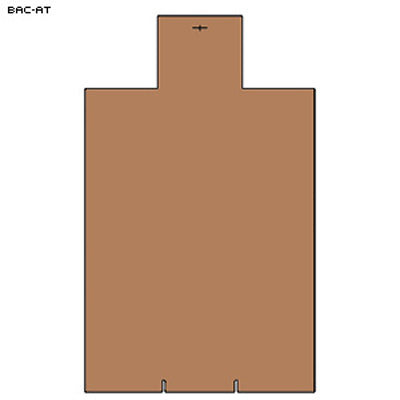 Action Target Die Cut Target System Backer — Pelican Supply