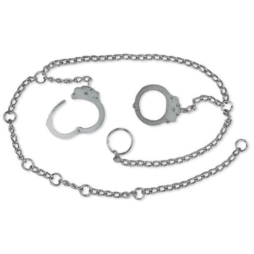 Peerless Handcuff Company Model 7002C Waist Chain w/ Handcuffs at Hip ...
