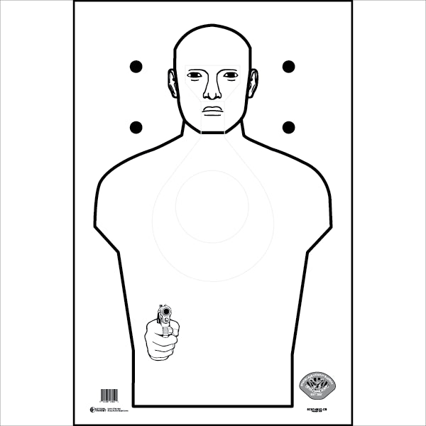 Action Target Stanislaus Co. Sheriff's Office Cardboard Target Version ...