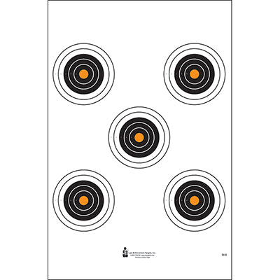 Action Target 5 Bull's-Eye Target w/ Orange Centers 21"x24" — Pelican ...