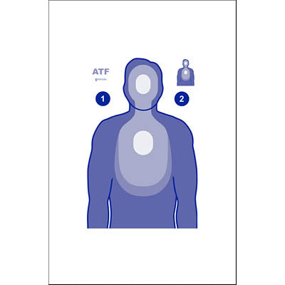 Action Target Reduced Bureau of ATF Transitional Target — Pelican Supply
