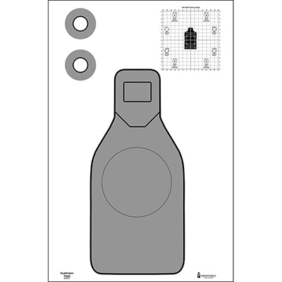 Action Target US Marshals Service Qualification Target — Pelican Supply