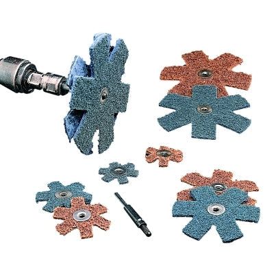 3M Abrasive Scotch-Brite Star-Shaped Buffer Disc — Pelican Supply